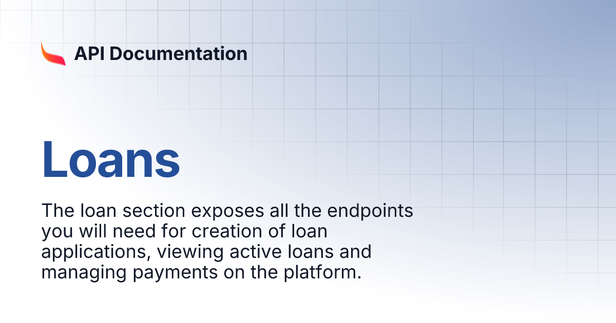 Loans | API Documentation